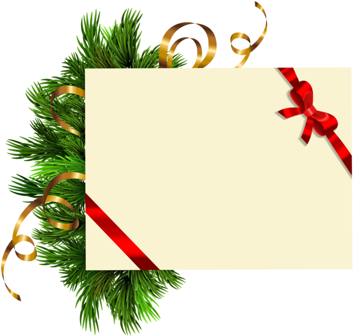 Download Black And White Library Blank With Pine Branches - Parol Png ...