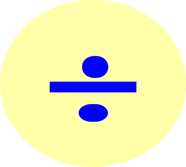 Download Divide Clip Art - Cute Division Sign - ClipartKey