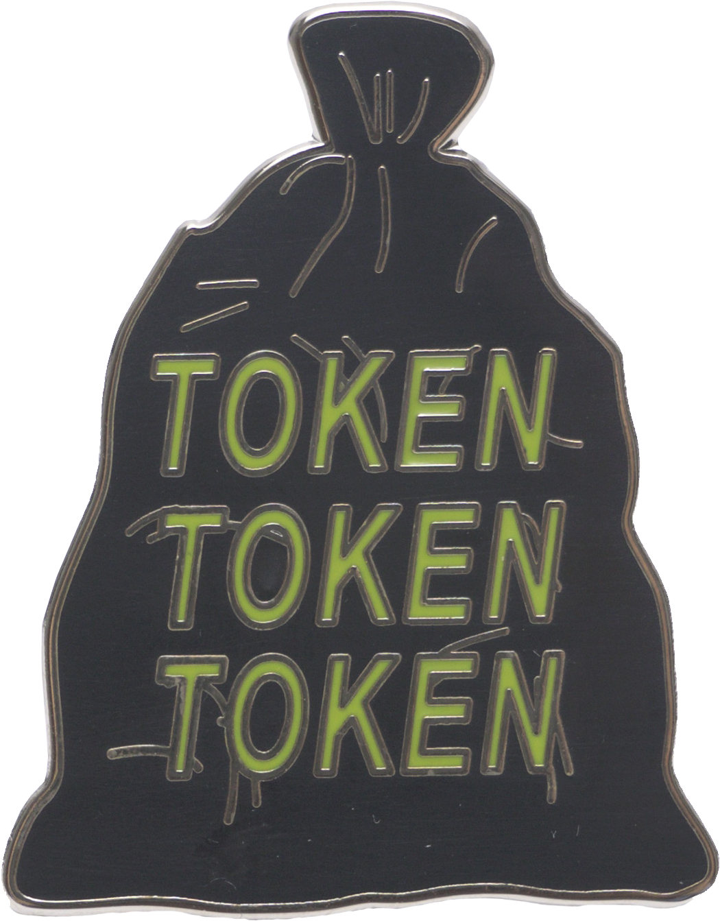 Download Token Trash Bag Pin - Hoodie - ClipartKey