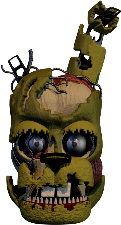 Download Transparent Fnaf 6 Springtrap - Scraped Springtrap Fnaf 6 ...