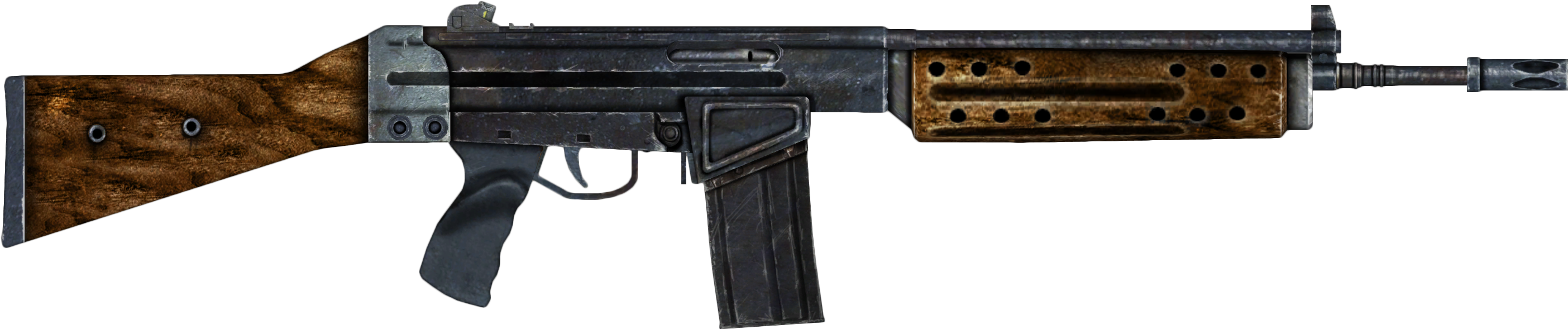 Download Clip Art Assault Rifle Fallout Weapons - Fallout 3 R91 ...