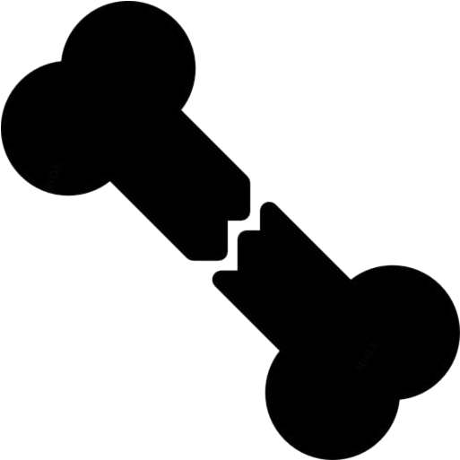 Download Transparent Broken Bone Png Image - Illustration - ClipartKey