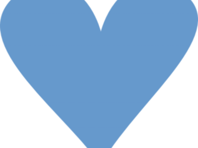 Download Blue Heart Clipart - Heart - ClipartKey
