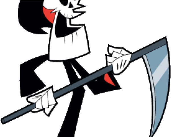 Download Reaper Clipart Gun Art - Cartoon Network Grim - ClipartKey