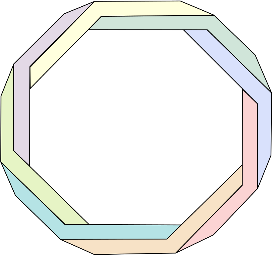 Download File - Penrose Octagon - Svg - ClipartKey