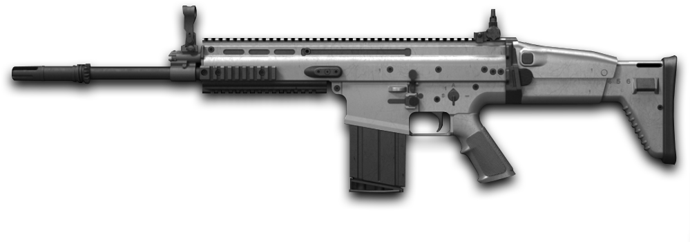 Download Fn Scar Sideview - Gun Side View Png - ClipartKey