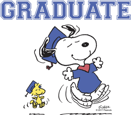 Download Snoopy Graduation Cliparts - Dancing Dog Clipart Black And ...