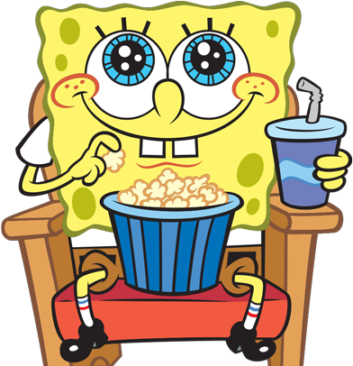 Download Hero - Spongebob Con Pop Corn - ClipartKey