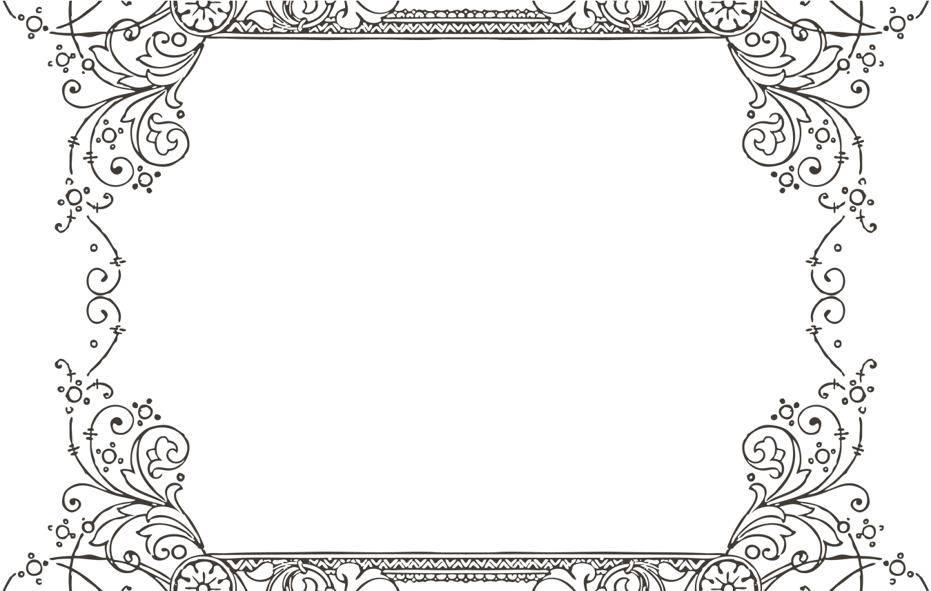Download Transparent Decorative Frame Clipart - Transparent Google Docs ...