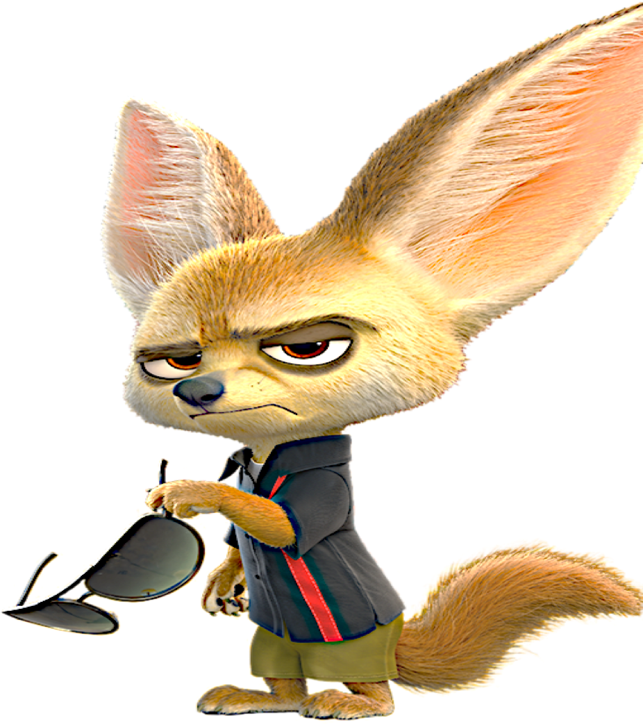 Download Transparent Zootopia Logo Png - Finnick Zootopia - ClipartKey