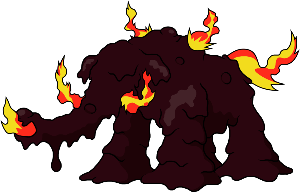 Download Fakemon Tar Mammoth - Tar Covered Mammoth - ClipartKey
