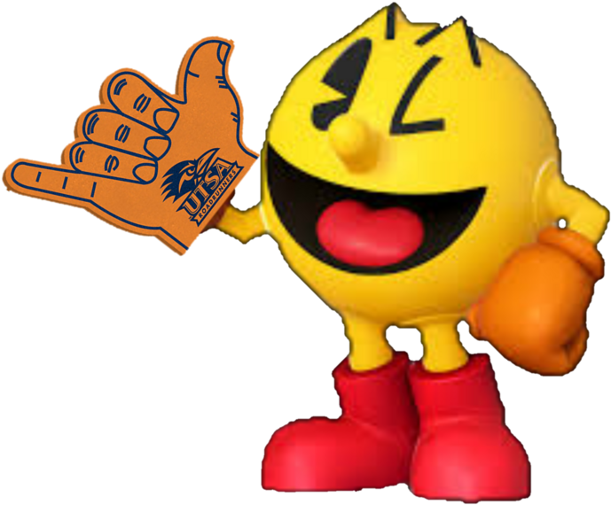 Download Pac Man Runners Foam Finger - Pacman Super Smash Bros - ClipartKey