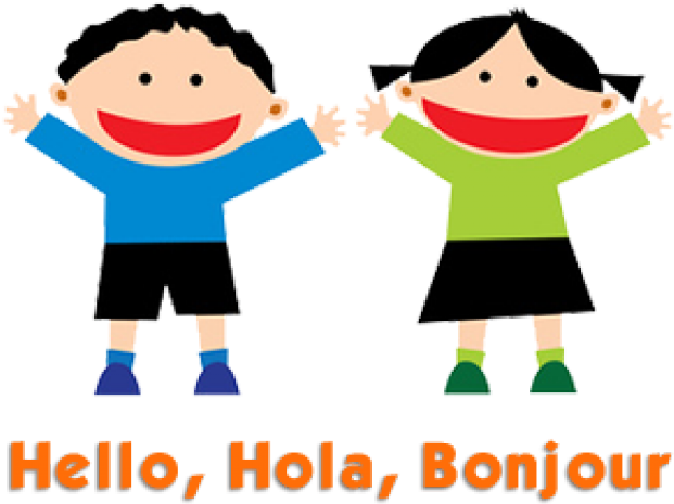 Download Hello Clipart Hola - Bonjour Clipart - ClipartKey