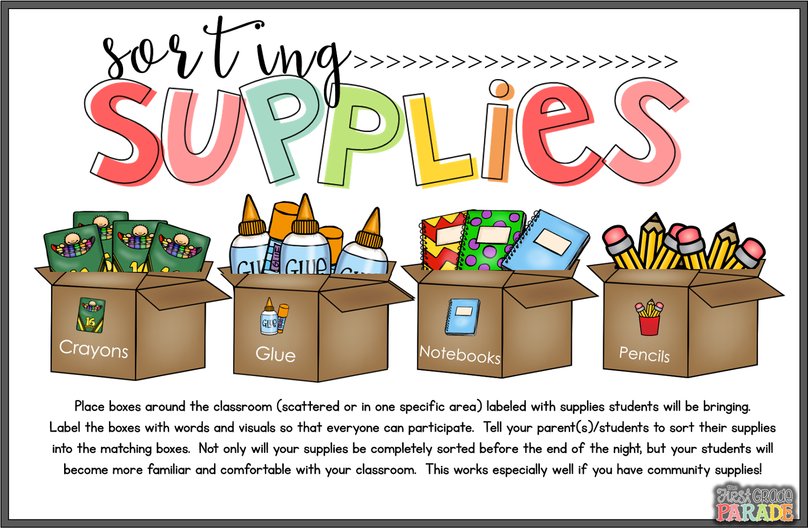 Download Transparent Dictionary Clipart - Sorting School Supplies ... Download Transparent Dictionary Clipart - Sorting School Supplies ...