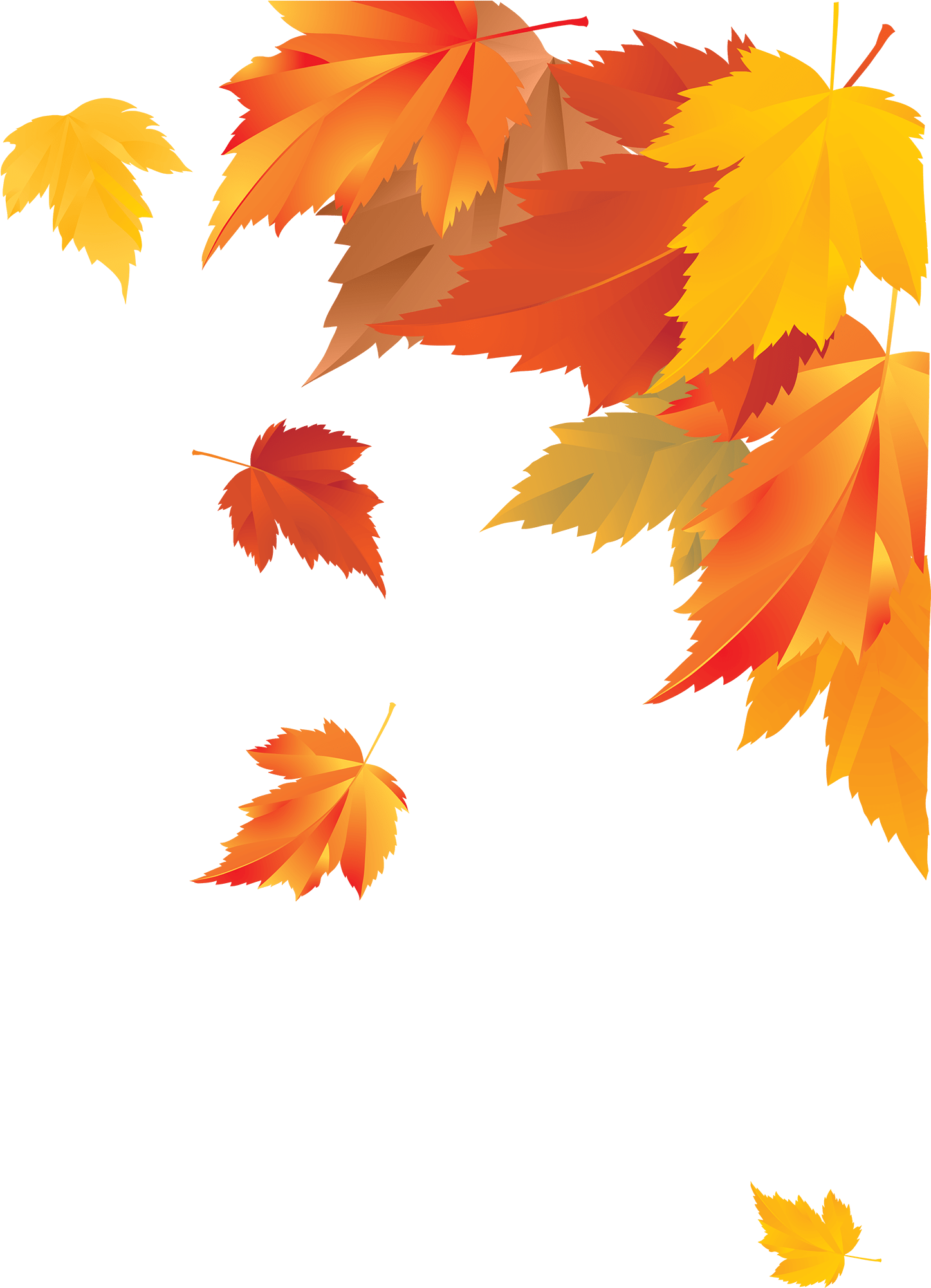 Download Autumn Corner Decoration - Fall Leaves Corner Border - ClipartKey