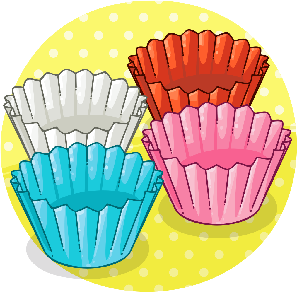 Download Bun Cases Clip Art - Cupcake Cases Clip Art - ClipartKey