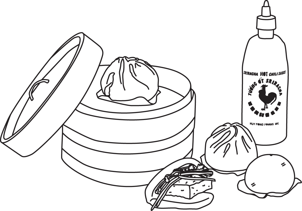 Download Transparent Bun Clipart - Char Siu Bao Drawing - ClipartKey