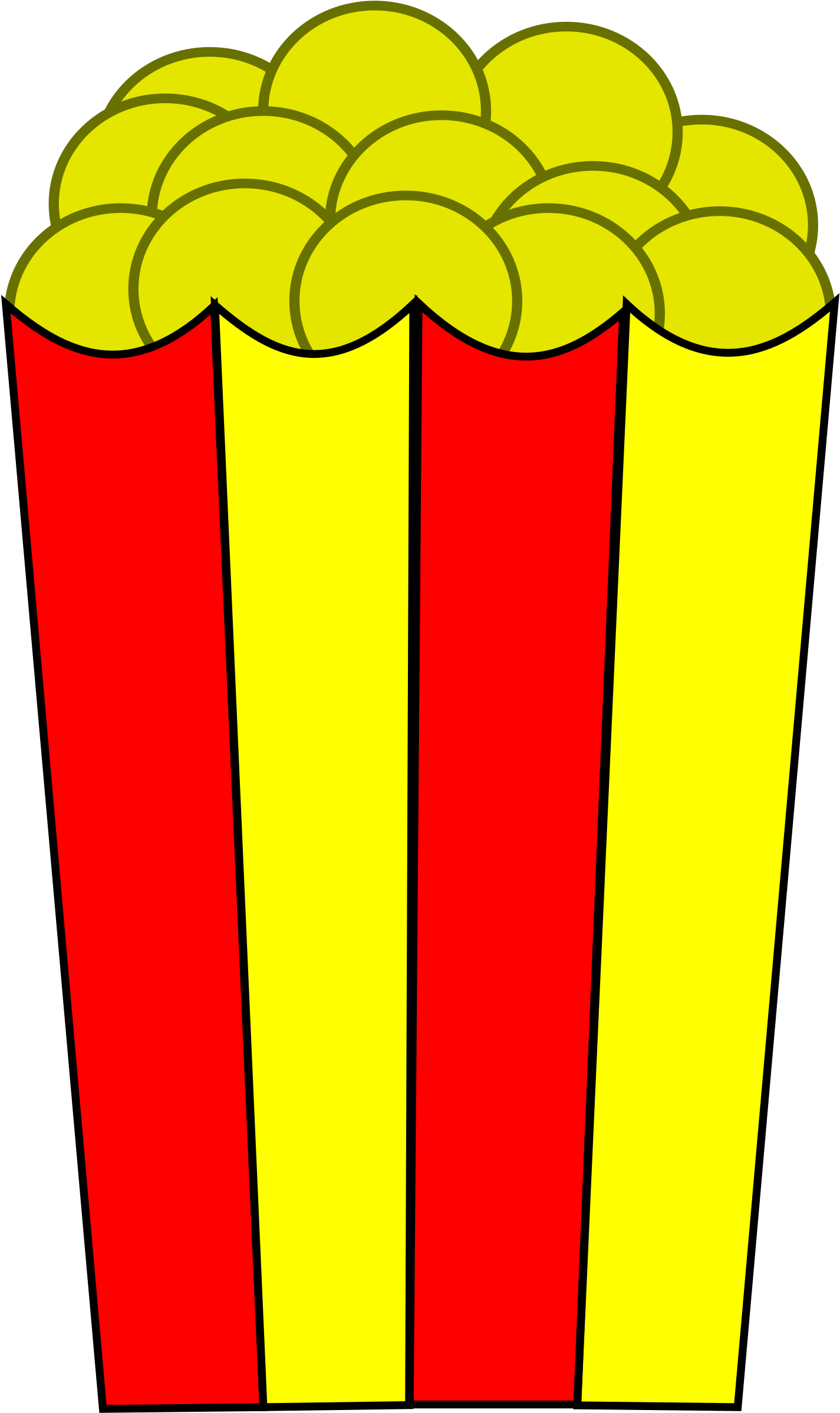 Download Popcorn Box Clip Art - ClipartKey