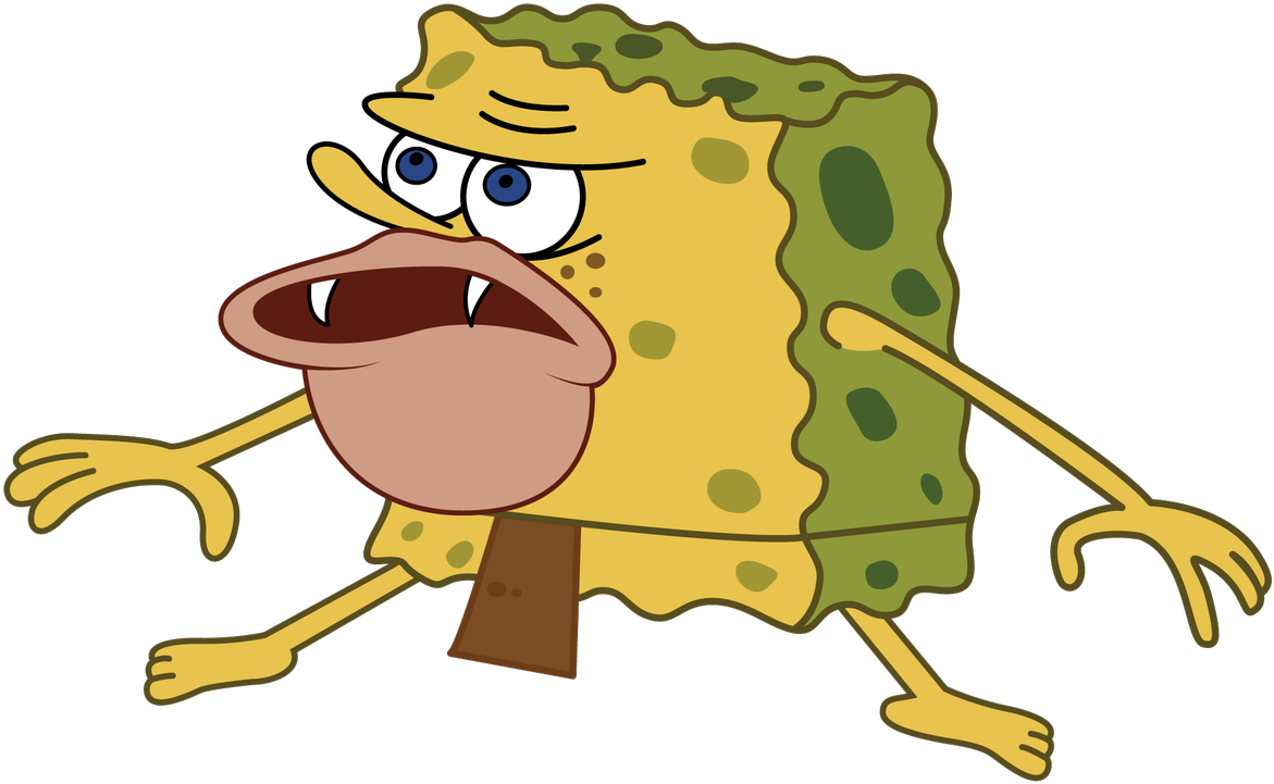 Download Caveman Spongebob Meme - ClipartKey