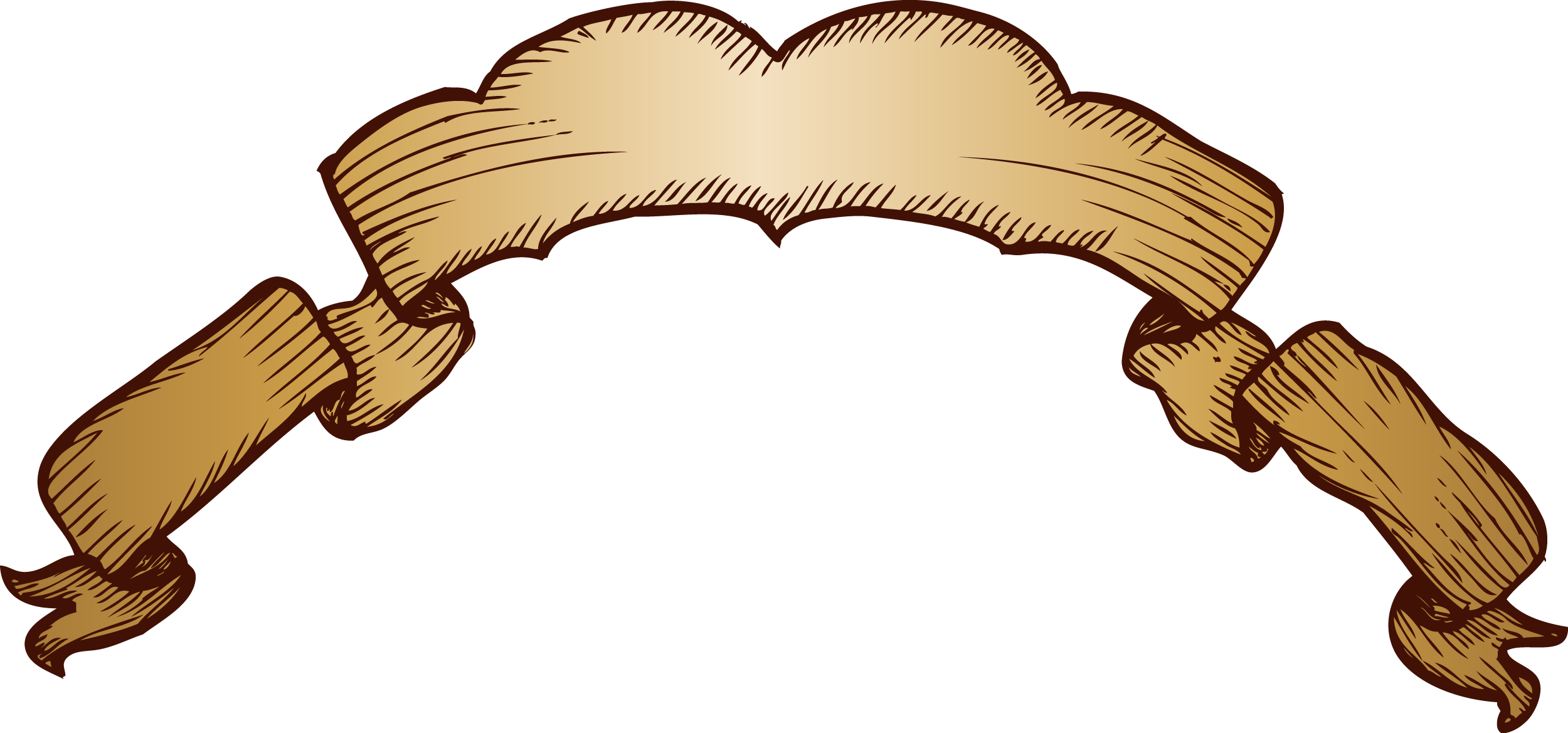 Download Transparent Scroll Banner Png - Vintage Ribbon Vector Png ...