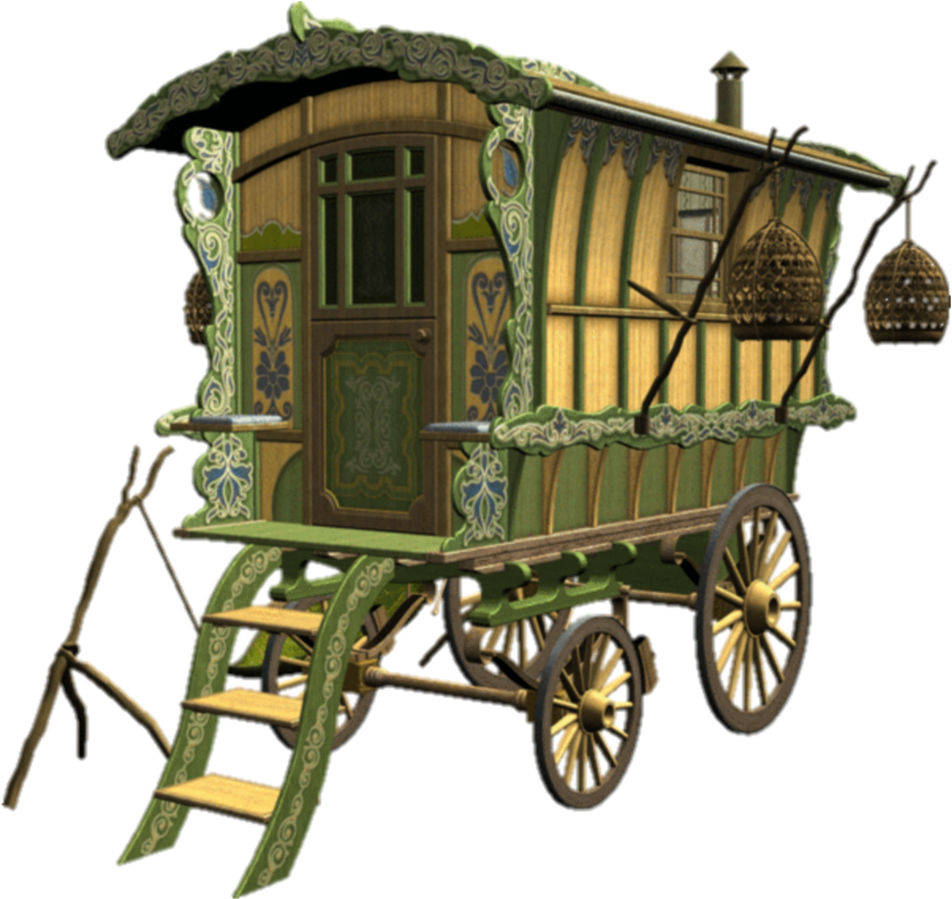 Download #gypsy #caravan - Gypsy Wagon Png Transparent Background ...