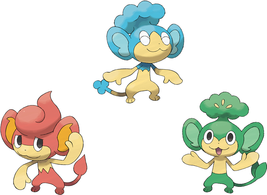 Download Pokemon Black And White Monkeys - Unova Region Pokemon Go ...