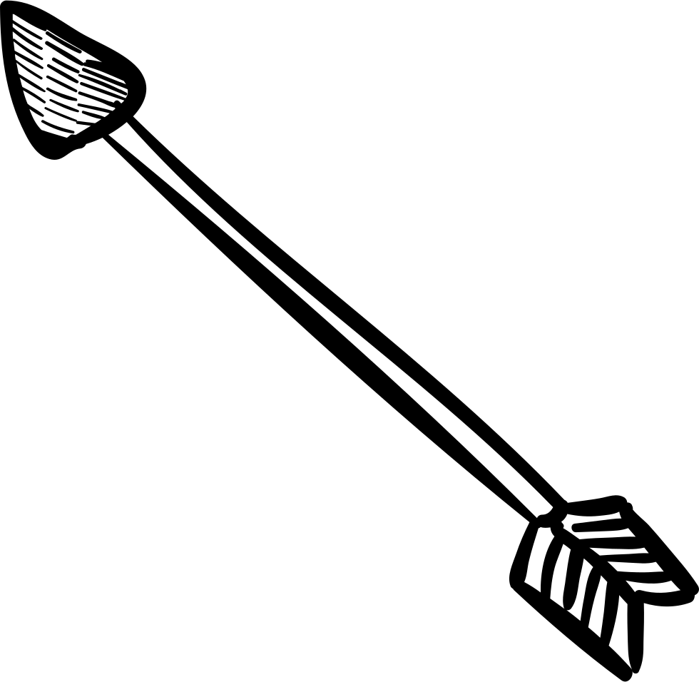 Download Transparent Tribal Arrow Clipart Black And White - Arrow ...