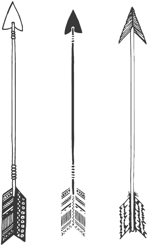 Download Transparent Tribal Arrows Png - Black And White Tribal Arrows ...