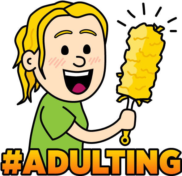 Download Swiffer Illustrated Messaging Sticker - Cartoon - ClipartKey