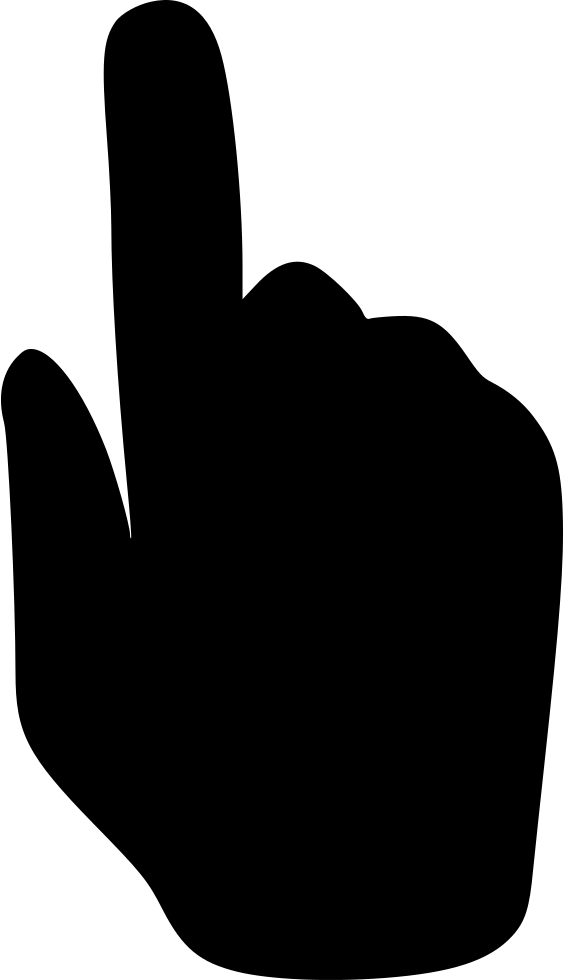 Download Transparent Finger Pointer Png - Pointer Hand Black Png ...
