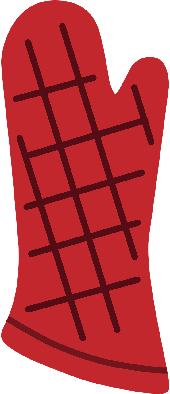 Download Oven Mitten Red Free Picture - ClipartKey