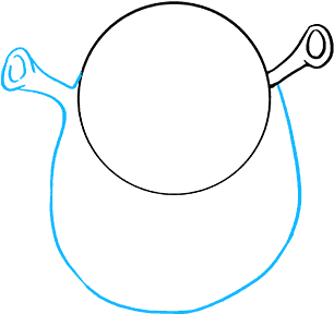 Download How To Draw Shrek - Circle - ClipartKey