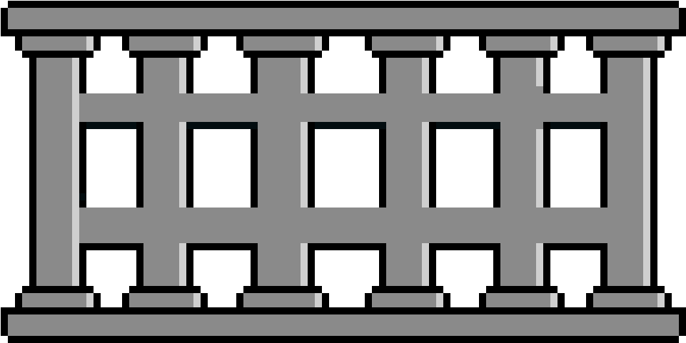 Download Transparent Prison Bars Png - Prison Pixel Art - ClipartKey