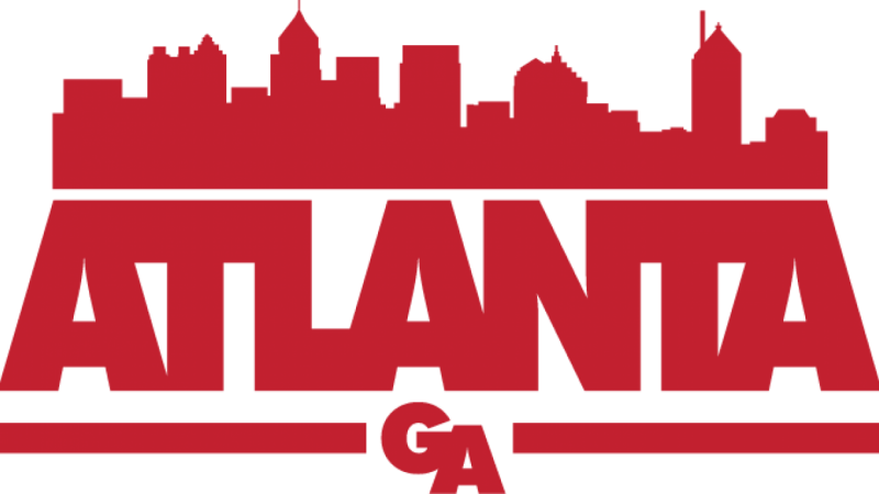 Download Atlanta Skyline Red - Atlanta Transparent Background - ClipartKey