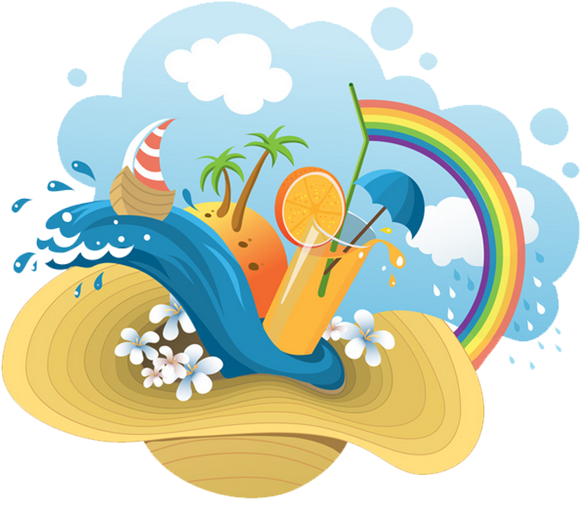 Download Clip Art Summer Vacation Graphic Design - Posters On Summer ...