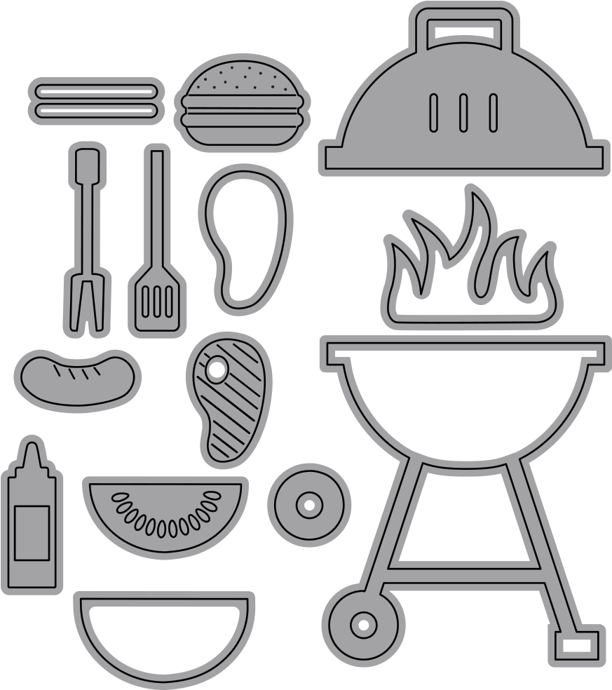 Download Backyard Barbeque - ClipartKey