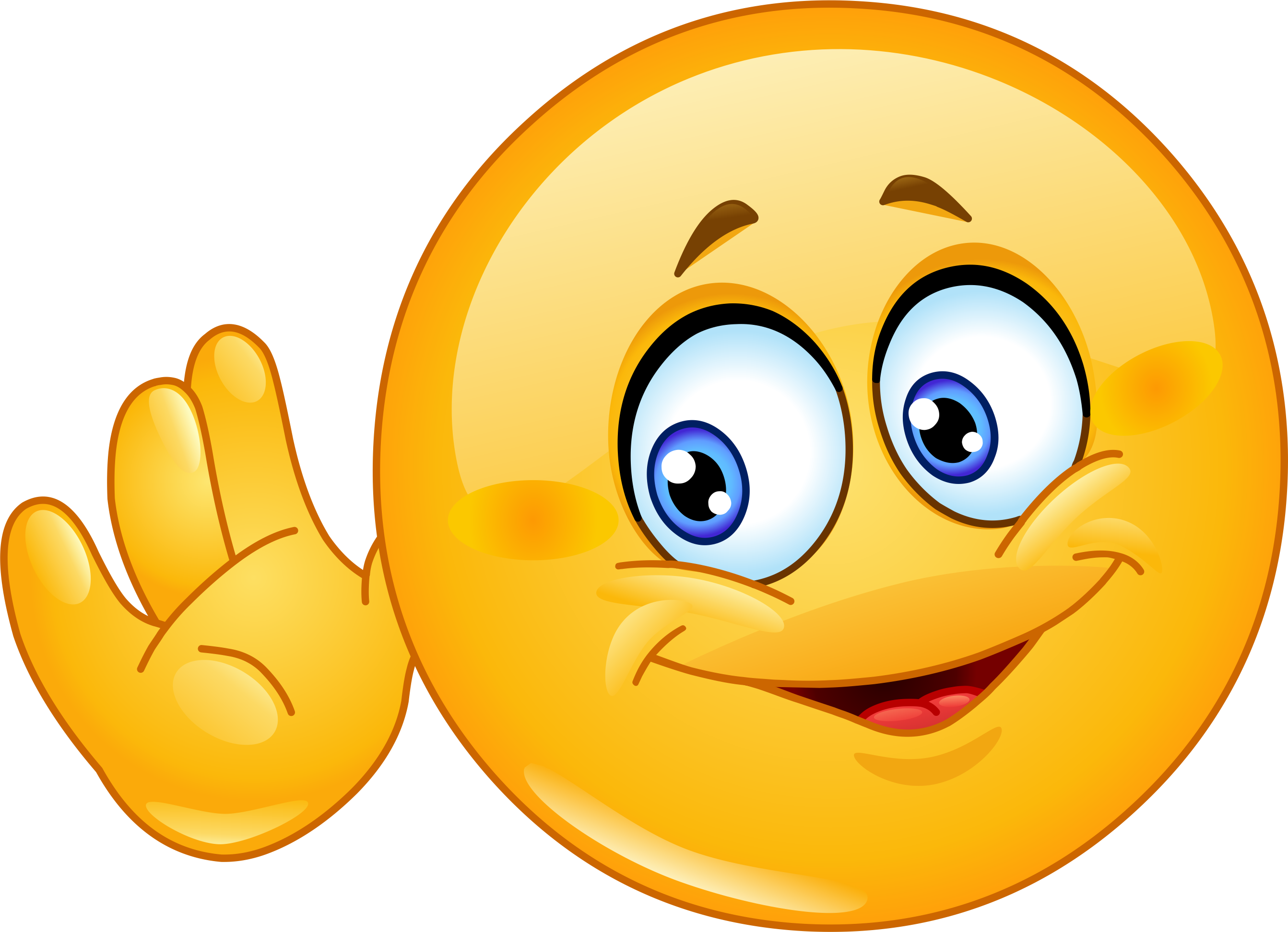 Download Listen Emoticon , Transparent Cartoons - Emoji Listening ...