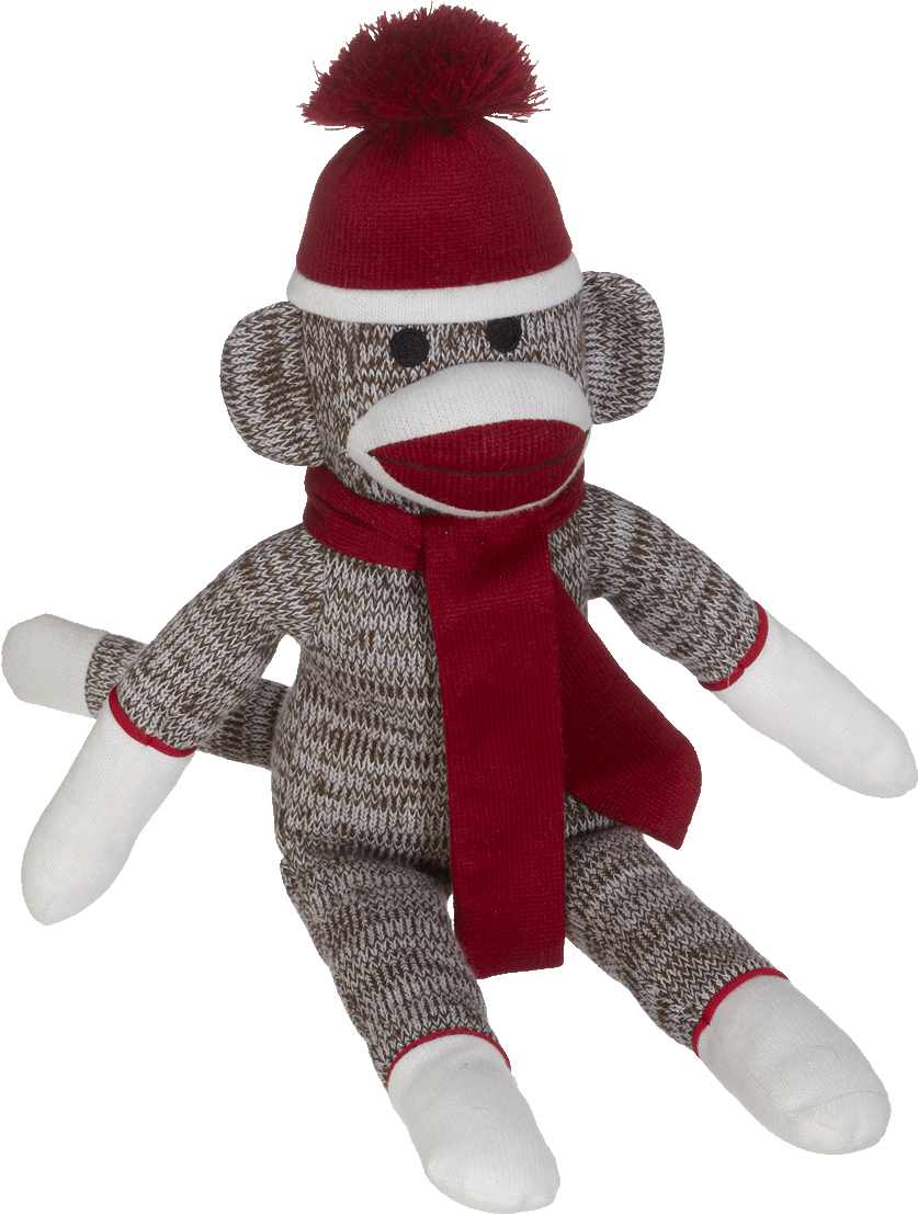 Download Sock Monkey - Embroider Buddy® - Png - Sock Monkey - Sock ...