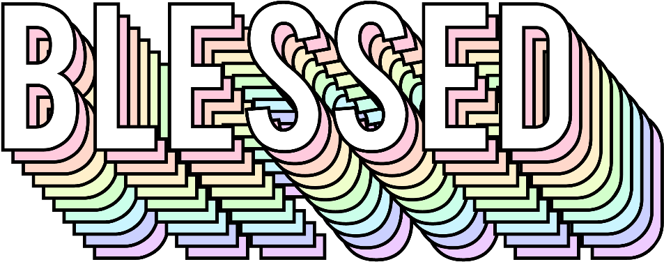 Download #blessed - Puch - ClipartKey