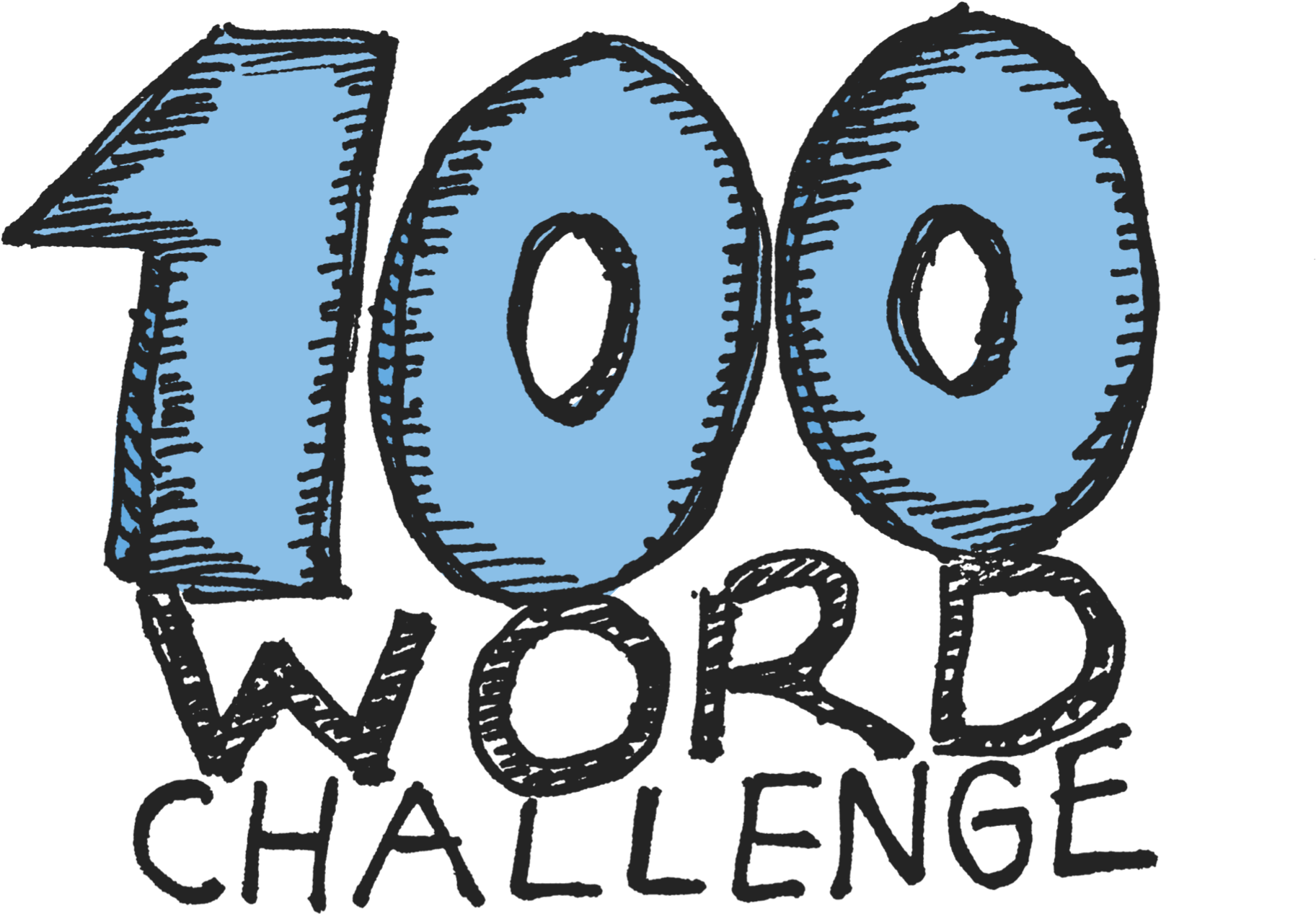 Download 100 Word Challenge - 100 Word Challenge Sign - ClipartKey