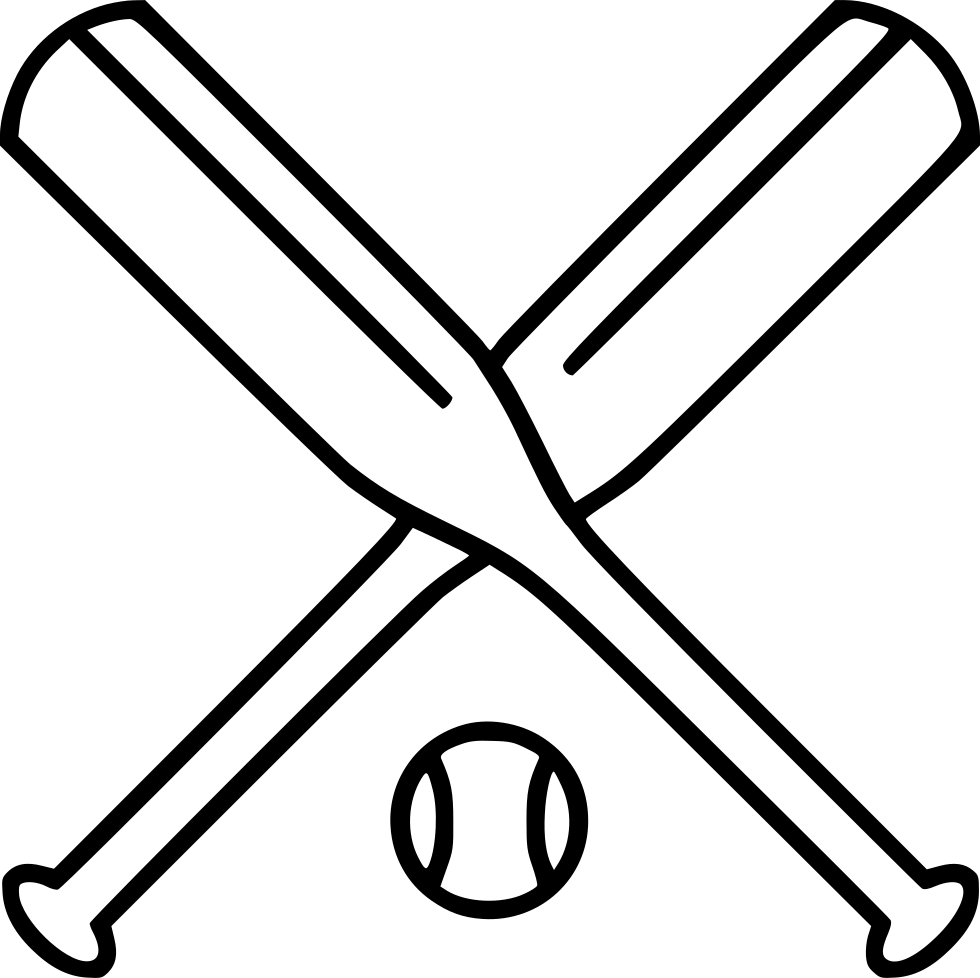 Download Baseball - Line Art - ClipartKey