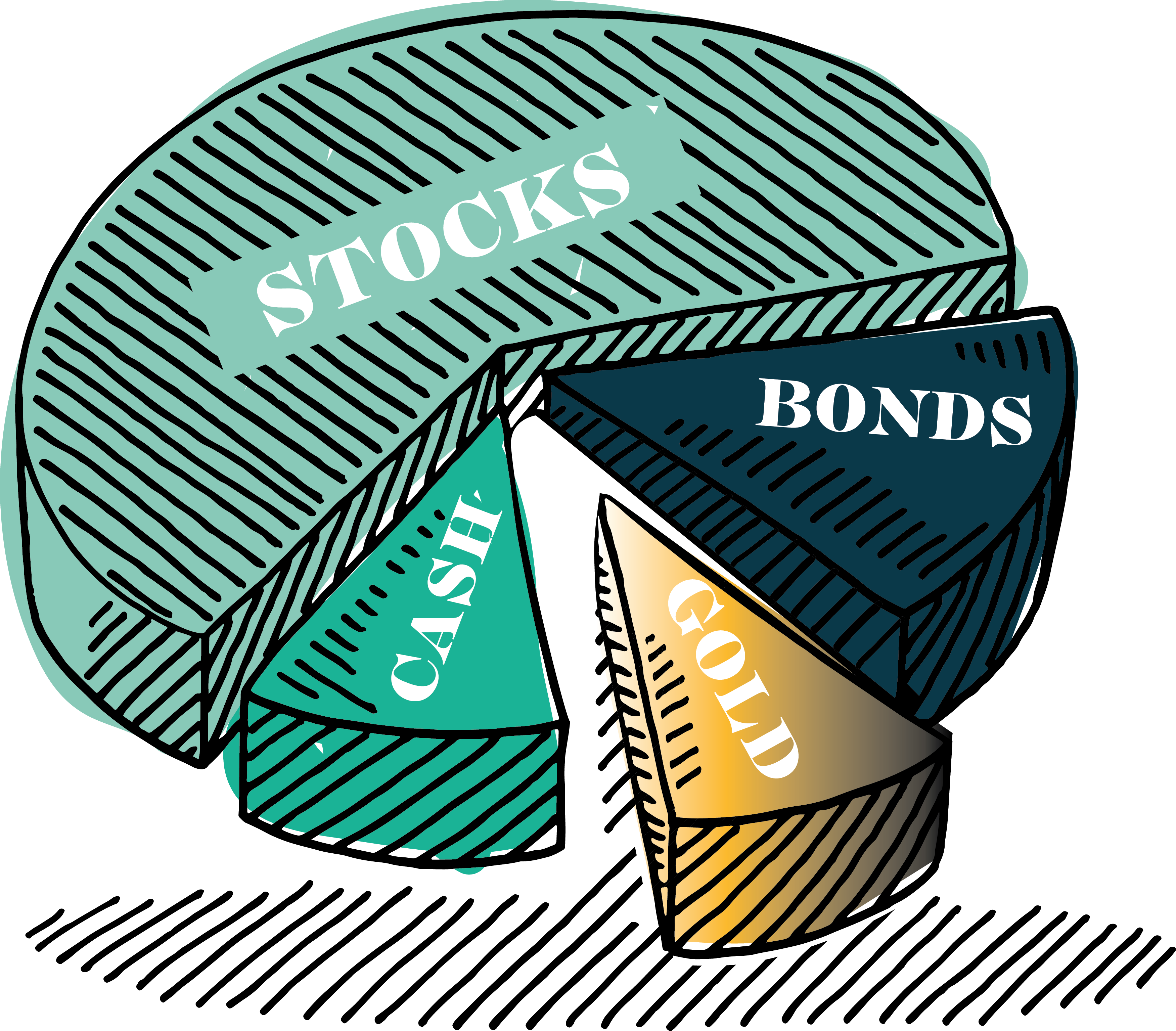 Download Pie Chart Hand Drawn - ClipartKey