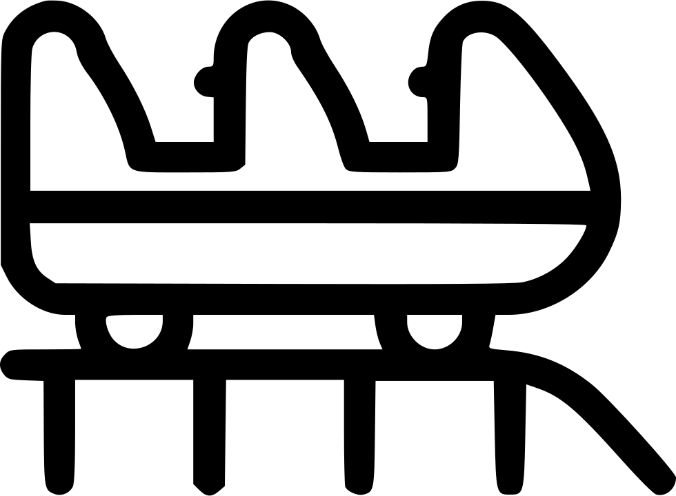 Download Roller Coaster Amusement Park - Roller Coaster Pixel Art Easy ...