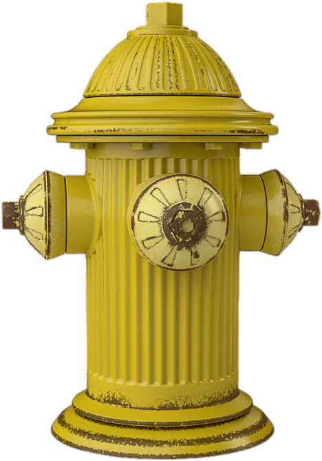Download Yellow Fire Hydrant - Fire Hydrant Transparent Background ...