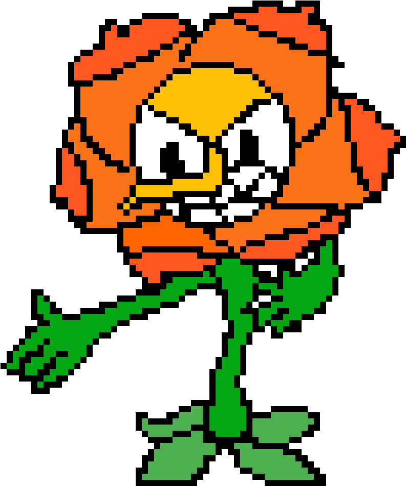 Download Cagney Carnation Pixel Art - ClipartKey