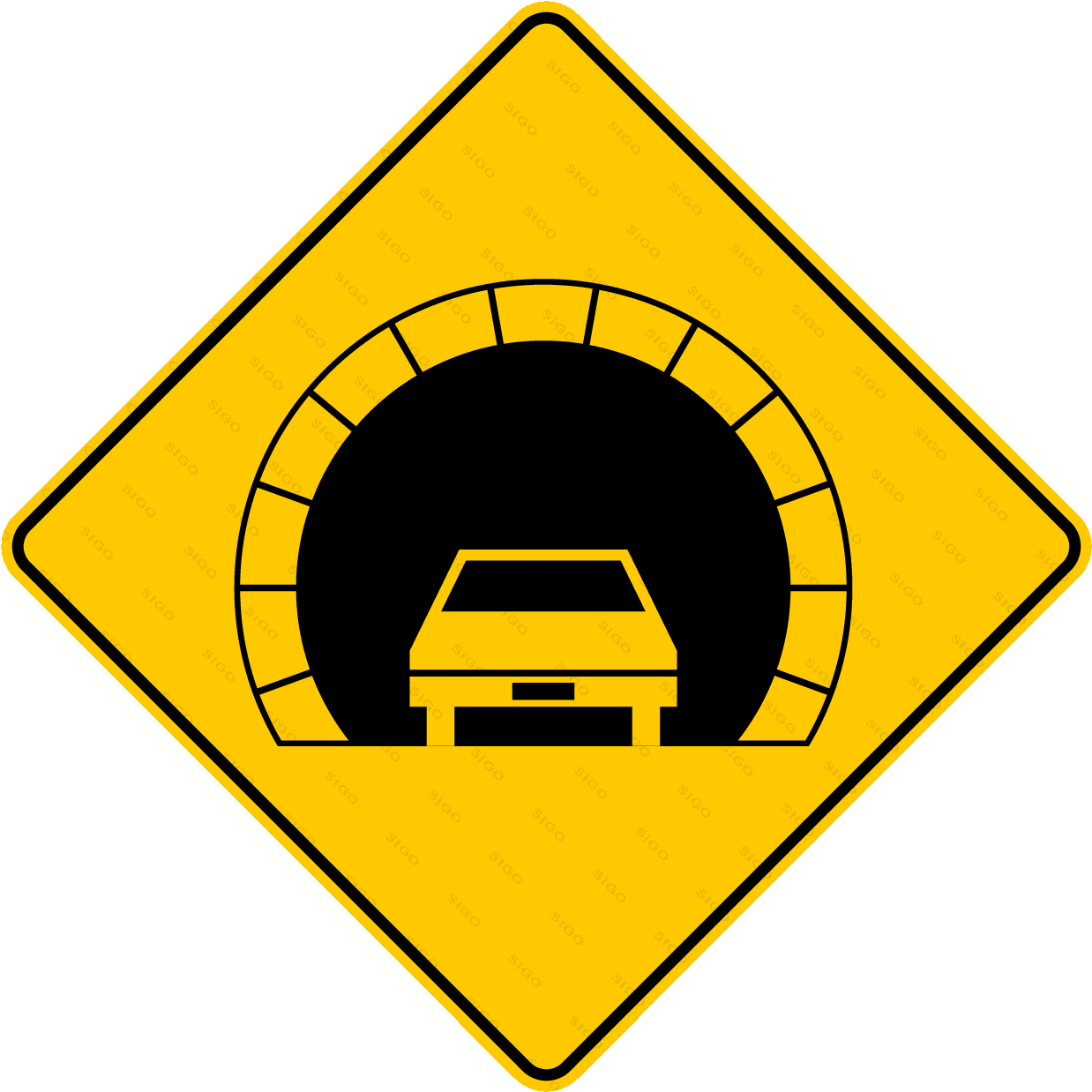 Download Road Sign With Car - Zone Symbols - ClipartKey