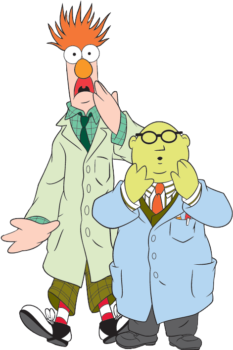Download Muppets Studio Clip Art - Beaker Muppets Cartoon - ClipartKey