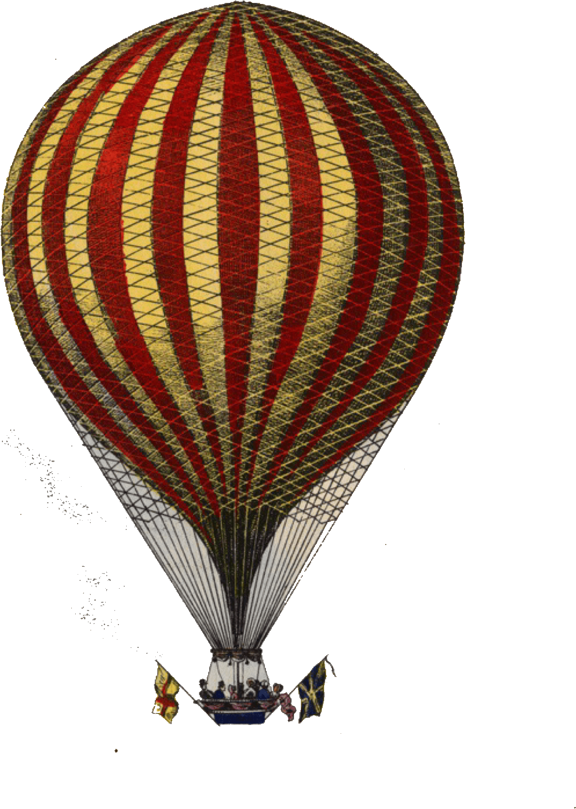 Download Vintage Hot Air Balloon Graphics Civil War Era Hot Air