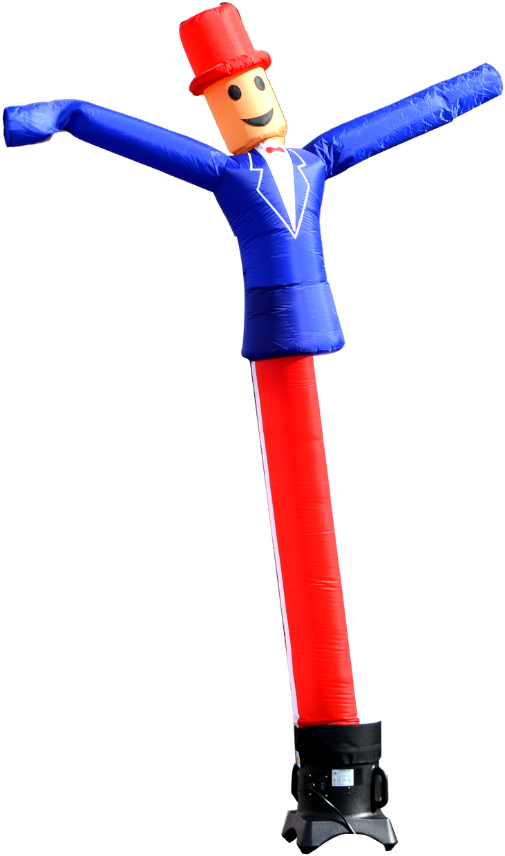 Download Transparent Uncle Sam Png Full Body - Tube Man - ClipartKey