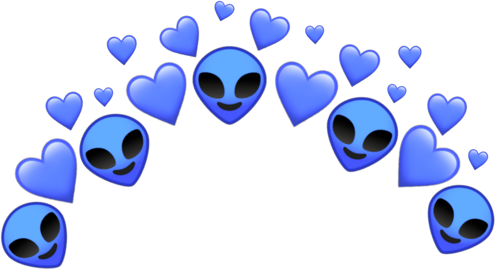 Download Transparent Blue Heart Crown Clipart , Png Download ...